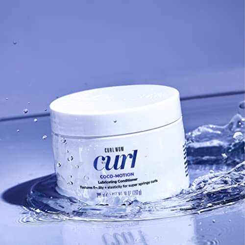 Curl Wow Coco-motion Lubricating Conditioner β With Naked Technology; Weightless conditioner instantly moisturizes deep inside strands for silky-soft, bouncy, springy curls