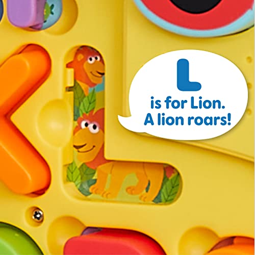 Just Play Sesame Street Elmo’s Learning Letters Bus Activity Board, Preschool Learning and Education, Officially Licensed Kids Toys for Ages 2 Up, Gifts and Presents