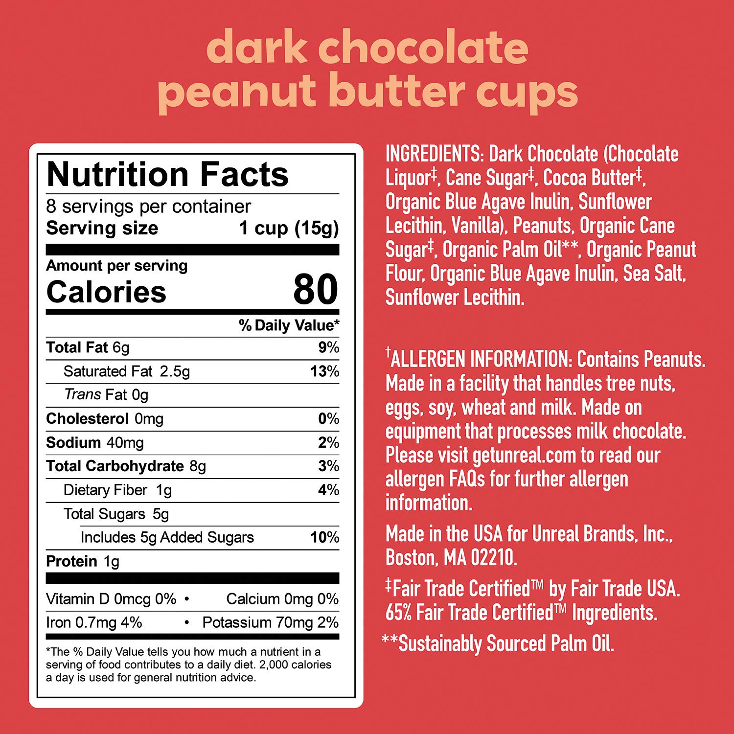 UNREAL Vegan Variety Pack (5 Bag Sampler) | Less Sugar, Fair Trade, Non-GMO Ingredients with no Corn Syrup or Sugar Alcohols, No Soy