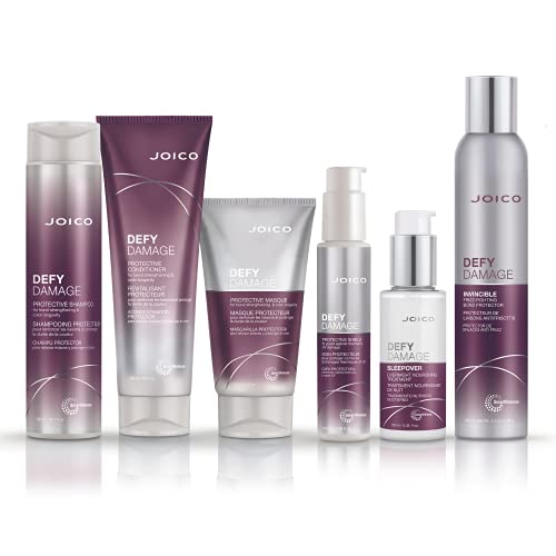 Joico Defy Damage Sleepover Overnight Nourishing Treatment | Instantly Softens & Smooths | Strengthen Bonds | Reduce Breakage & Split Ends | No Rinse Formula | With Arginine & Keratin | 3.38 Fl Oz