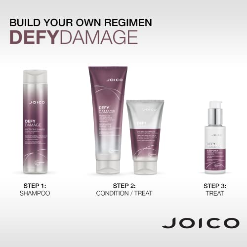 Joico Defy Damage Sleepover Overnight Nourishing Treatment | Instantly Softens & Smooths | Strengthen Bonds | Reduce Breakage & Split Ends | No Rinse Formula | With Arginine & Keratin | 3.38 Fl Oz
