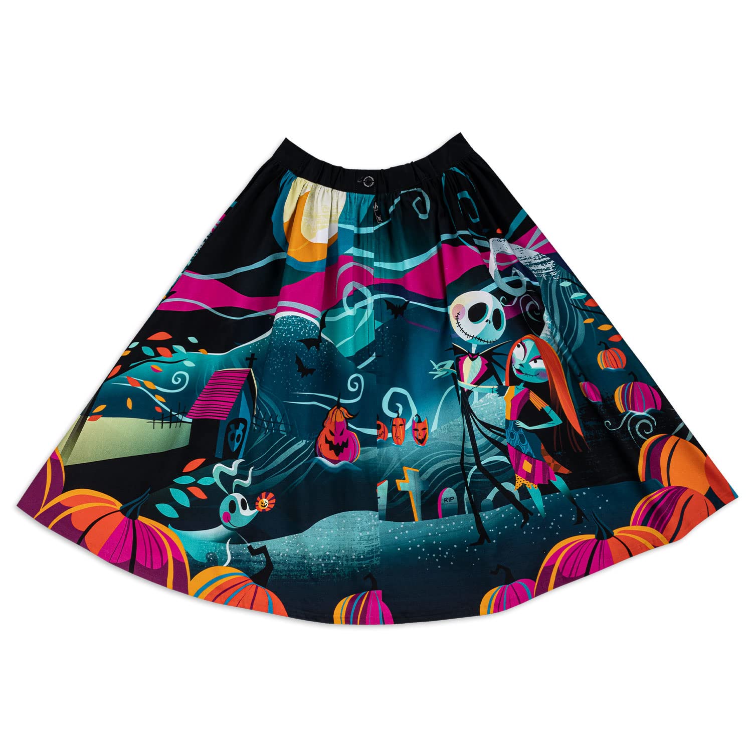 Loungefly Stitch Shoppe Disney Nightmare Before Christmas: Eternally Yours Sandy Skirt, Size Small