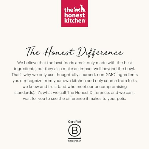 The Honest Kitchen Human Grade Dehydrated Grain Free Dog Food – Complete Meal or Dog Food Topper – Chicken 2 lb (makes 8 lbs)