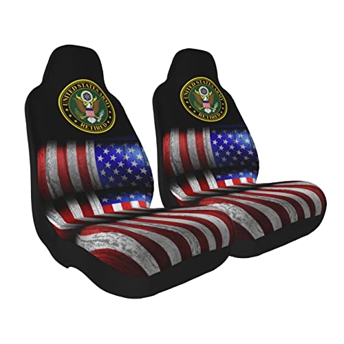OSUKI Army Retired Car Seat Covers, Universal Fit for Auto Truck Van SUV, Easy Install