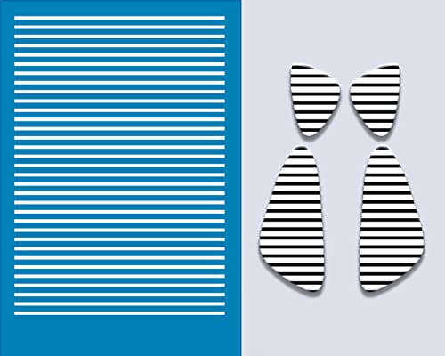 Silk Screen Printing for Polymer Clay Earrings- Reusable Silkscreen Stencil for Polymer Clay - Polymer Clay Silk Screen Tool- Jewelry Earring Silk Screen (BCW051)