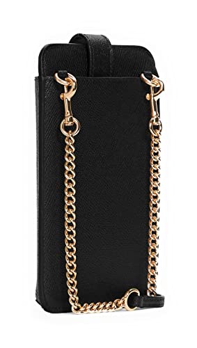 COACH Womens North/South Phone Crossbody (IM/Black)