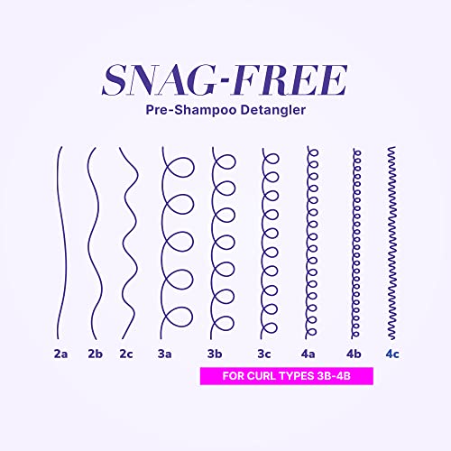 Curl Wow Snag-Free Pre-Shampoo Detangler – Adds slip to curls before you shampoo for tangle-free washing and a deeper, fresher clean; reduce breakage