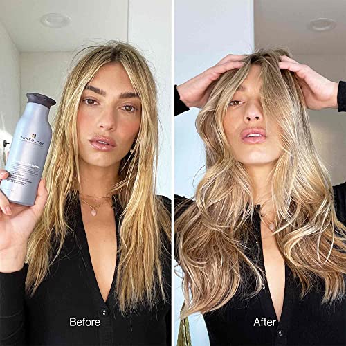 Pureology Strength Cure Blonde Purple Shampoo & Conditioner Bundle | For Blonde & Lightened Color-Treated | Sulfate-Free | Vegan | Updated Packaging | 9 Fl. Oz.