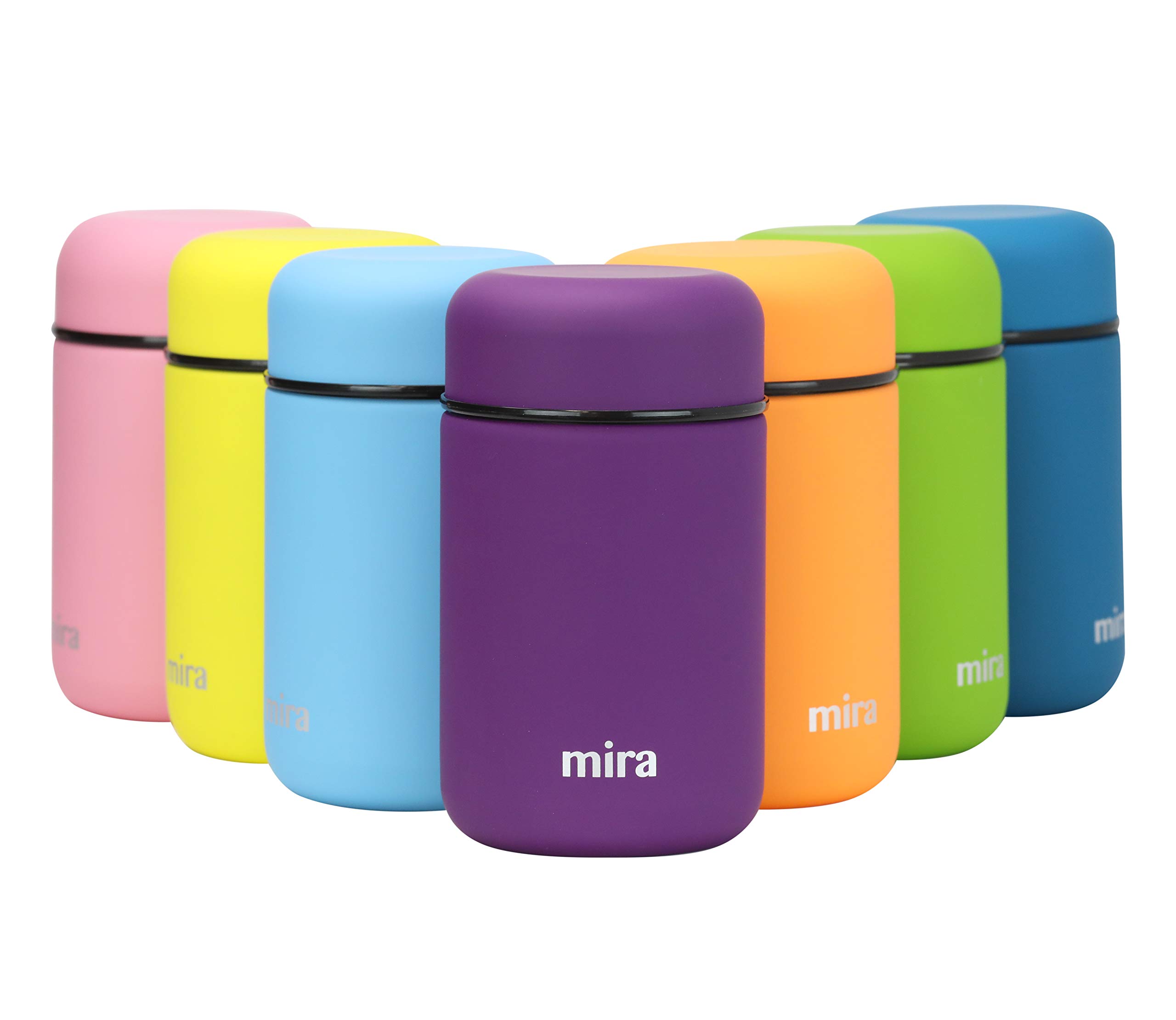 MIRA Lunch, Food Jar - Vacuum Insulated Stainless Steel Lunch Thermos - 13.5 oz - Purple