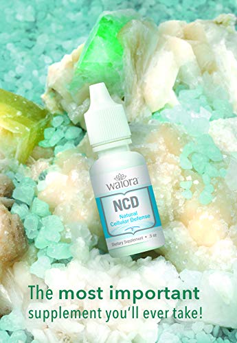 Waiora Zeolite Cleanse Drops Natural Cellular Defense (NCD) for Focus and Clarity, Ultimate Cleanse Solution - Pure Health, Activated Liquid Cleanse Drops, Zeolite Pure Drops, 0.5 oz