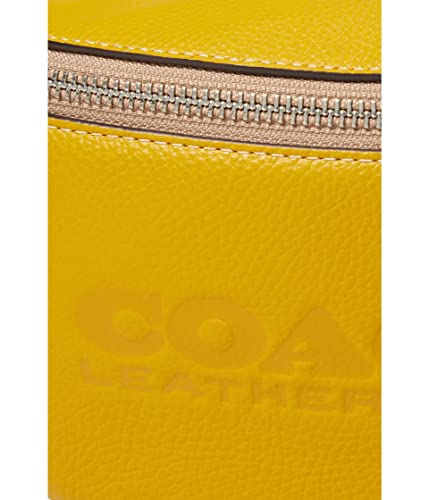COACH Charter Belt Bag 7 in Pebble Leather Yellow Gold One Size