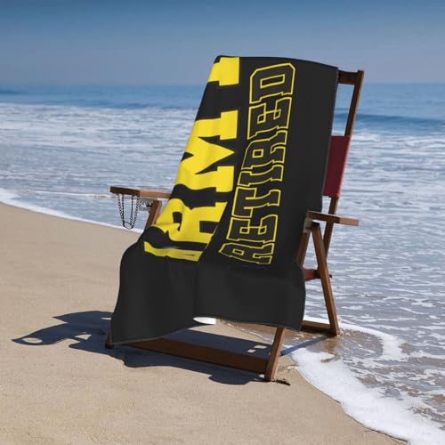 Army Retired Beach Towel Absorbent Bathroom Towels Microfiber Beach Towels Oversized Super β32x52 Inch