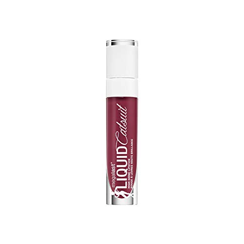 wet n wild Mega Last Catsuit High-Shine Liquid Lipstick Purple Wine Is The Answer