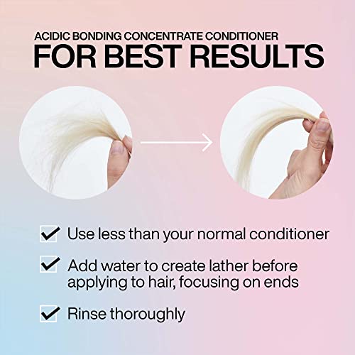 Redken Bonding Shampoo for Damaged Hair Repair | Acidic Bonding Concentrate | For All Hair Types