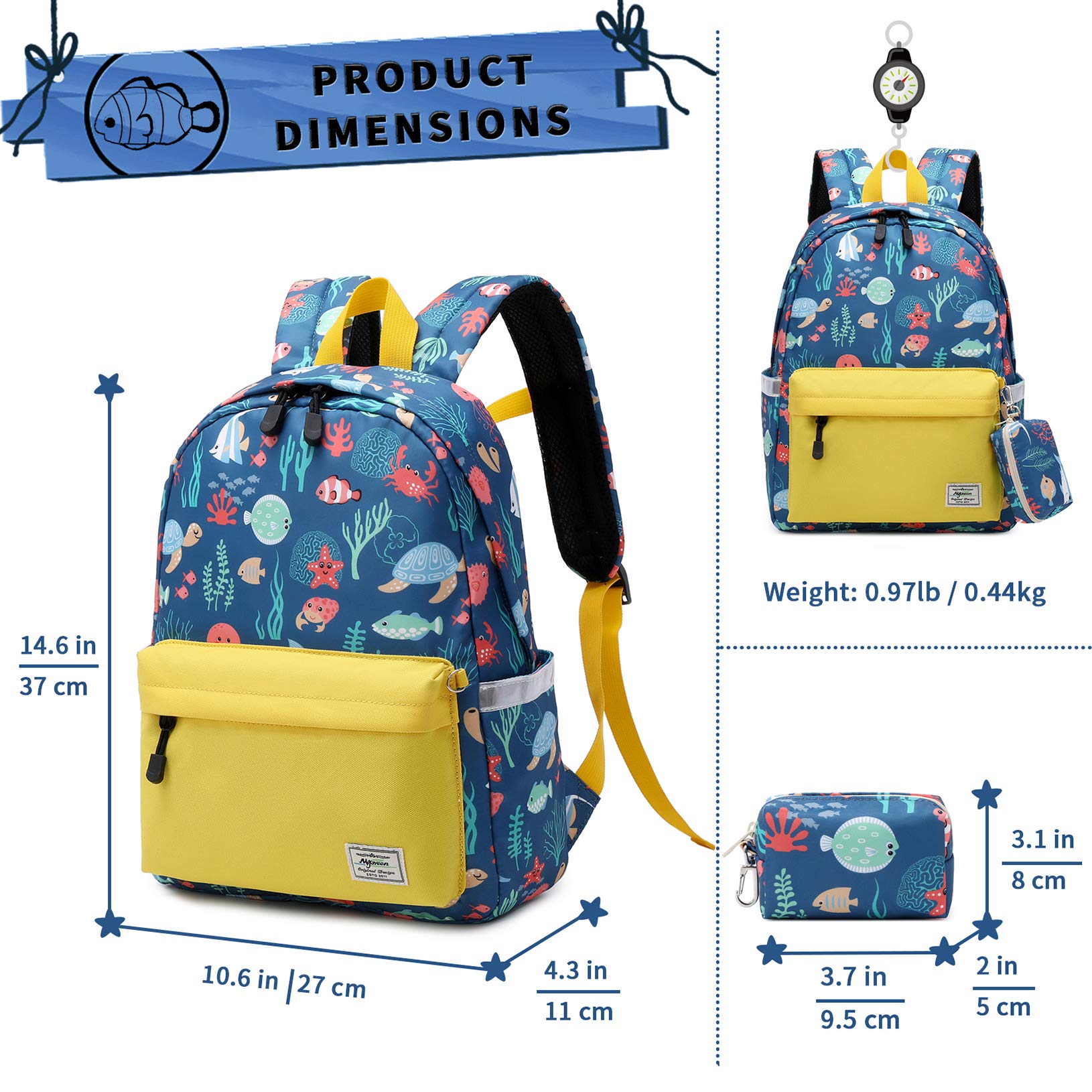 Harlang Kids Backpack Toddler Schoolbag Bookbag Preschool Backpacks Children Bag