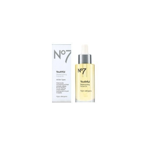 Boots No7 Youthful Replenishing Facial Oil 30ml-FOR ALL SKIN TYPES-GIVES MORE RADIANT LOOKING SKIN IN 4 WEEKS by Youthful