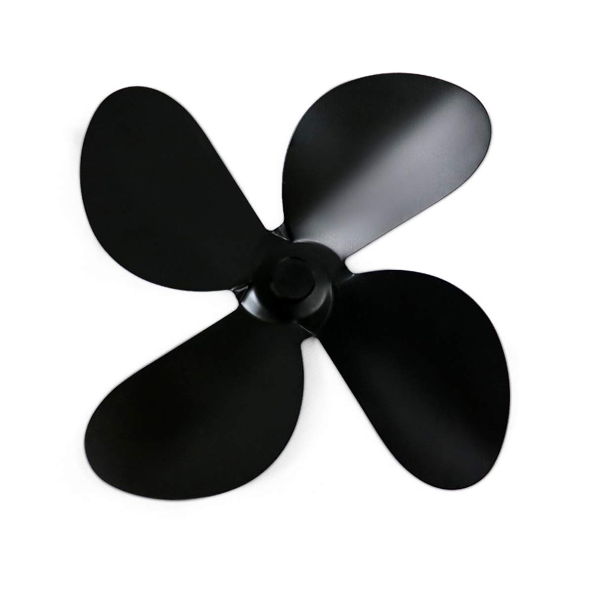 Stove Fan Blade Replacement, 4 Blade Fireplace Fan Heat Powered Stove Fan 4 Blade for Wood/Log Burner/Fireplace