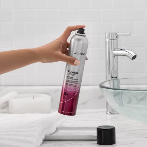 Power Spray Fast-Dry Finishing Spray | For Most Hair Types | Protect Against Heat & Humidity | Protect Against Pollution & Harmful UV | Paraben & Sulfate Free | 72 Hour Hold | 9.0 Fl Oz