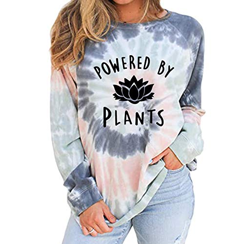 MUZHI Powered by Plants Vegan Cool Men Women Long Short Sleeve Baseball T Shirt