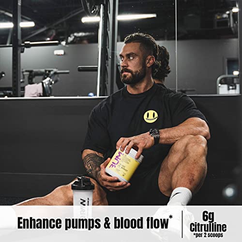 RAW Pre Workout Powder, Thavage (4 Peat) - Chris Bumstead Sports Nutrition Supplement for Men & Women - Cbum Preworkout for Working Out, Hydration, Mental Focus & Energy - 40 Servings