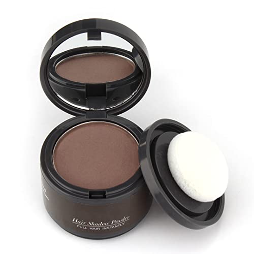 Hairline Powder(Medium Brown) Hair Root Dye, Instantly Hair Color Shadow Cover Gray Hair Root, Hair Touch-Up, Thin Hair Powder 4gâŠ
