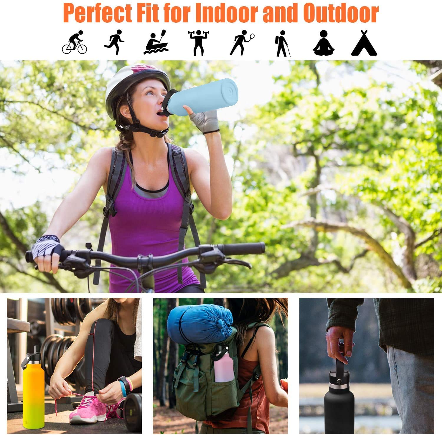 ShunDee Straw Lid for Hydro Flask Standard Mouth Bottle & Simple Modern Ascent with Straws and Brushes,Sports Straw Cap Flip Top Lid (1 Pack) (Patented)