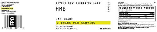 BEYOND RAW Chemistry Labs HMB Powder | Increase Performance | 30 Servings