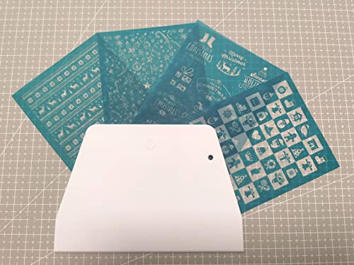 Tiger,Giraffe Animal Print Silk Screen Stencil for Polymer Clay-Silk Screen for Clay,Reusable Polymer Clay Silk Screen (BCW722)