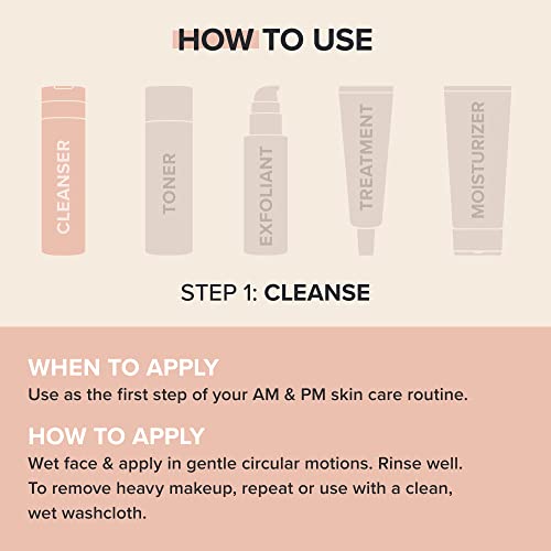 Paula's Choice CLEAR Pore Normalizing Cleanser, Salicylic Acid Acne Face Wash, Redness & Blackheads, 6 Ounce