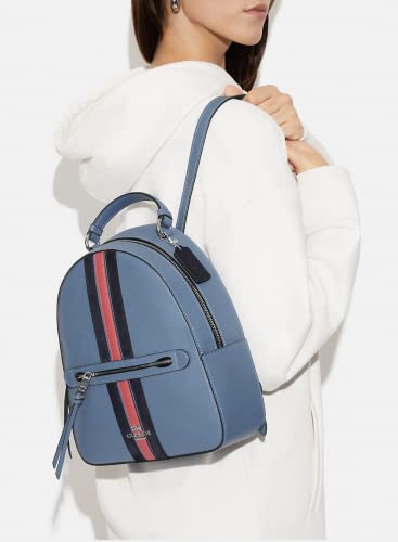 COACH Jordyn Backpack In Signature Canvas (SV/Indigo Multi)