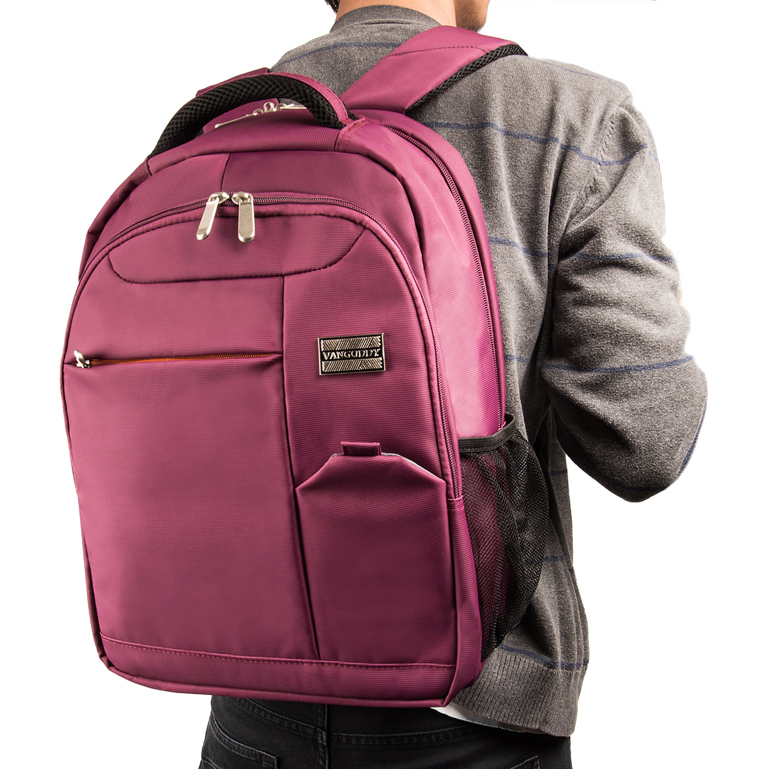 HDMI Cable and Secure Purple Laptop Backpack 15-inch Made for Inspiron, Dell Latitude, Vostro, XPS, Precision, G15 G3 G5 G7