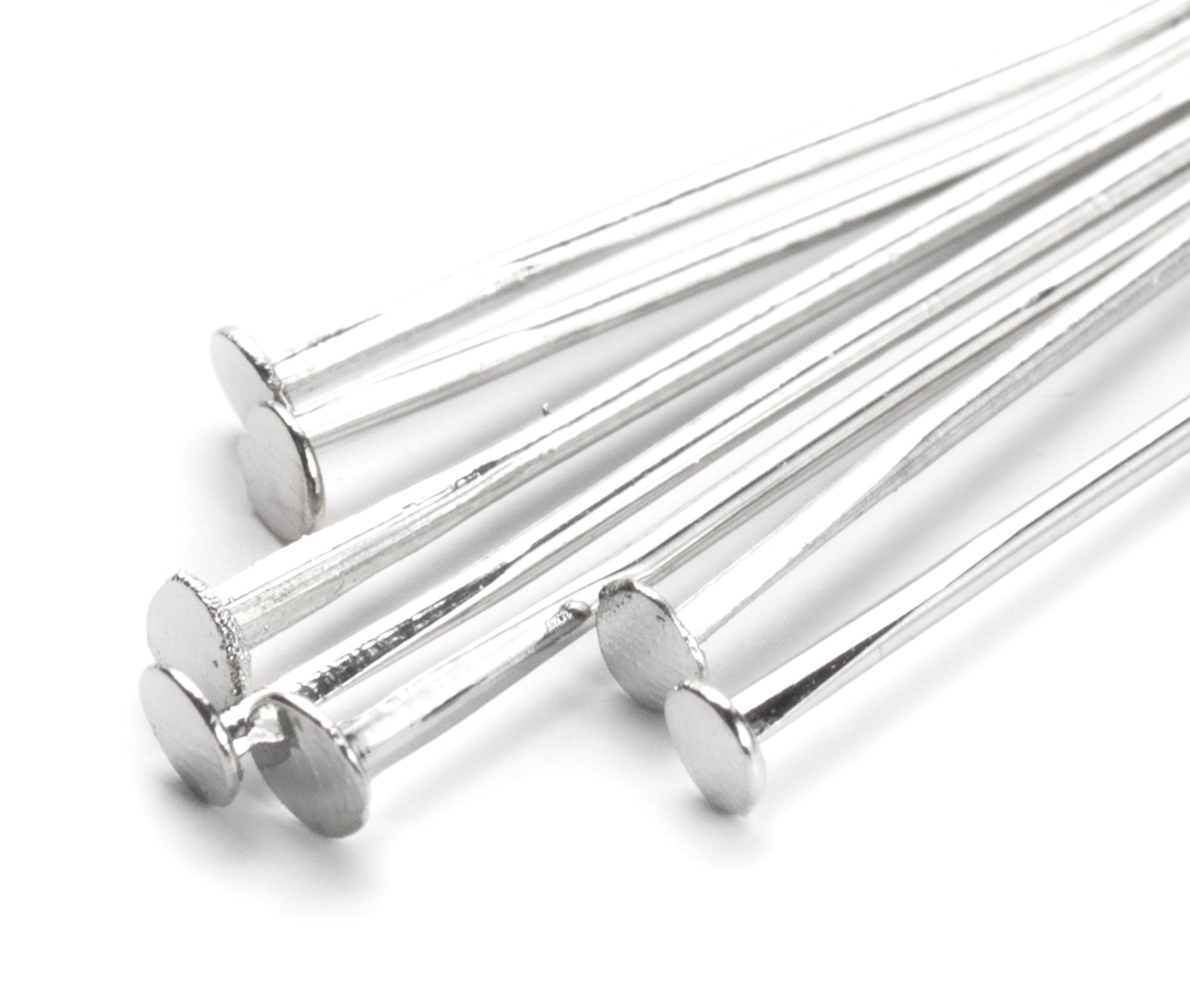 Cousin DIY Flat Head Pins, Single Pack-180 Piece, Silver