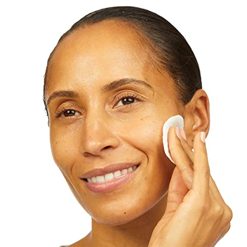 No7 Protect & Perfect Intense Advanced Cleansing Water - Dual Action Facial Cleanser + Makeup Remover - Cleansing Facial Water + Natural AHA Exfoliant for Smoother, Brighter Skin Hydration (6.7oz)
