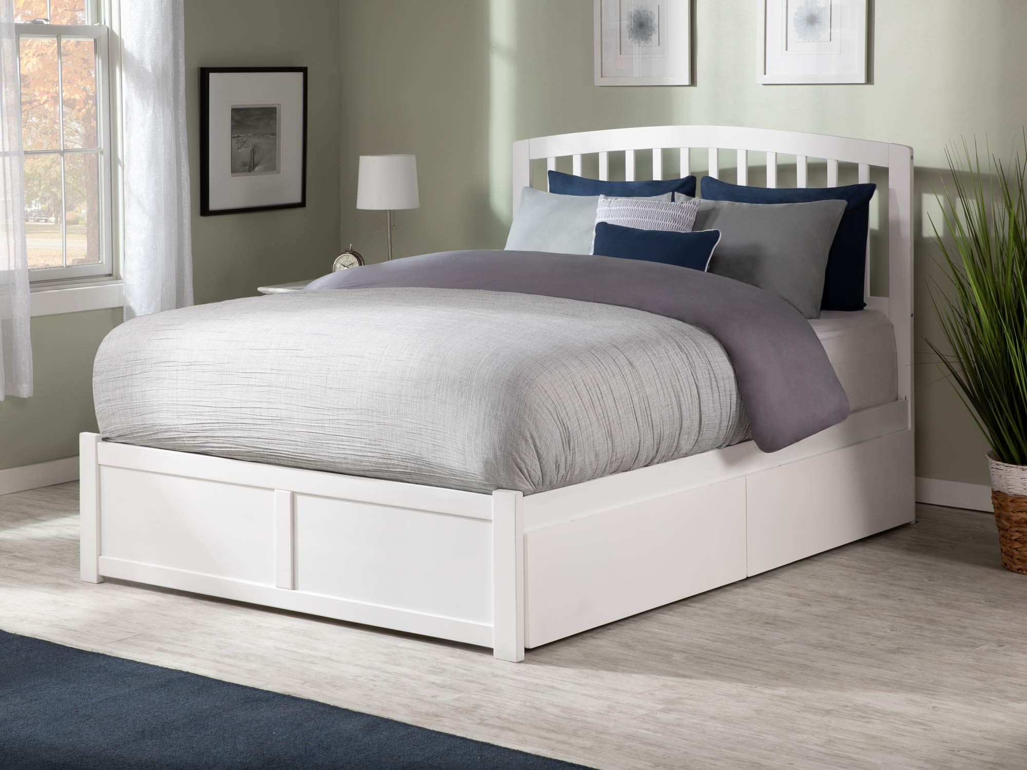 AFI Richmond Platform Bed with Footboard & Storage Drawers