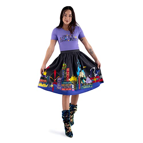 Loungefly Stitch Shoppe Disney Villains Happily Never After Ariana Top, Size Extra-Large
