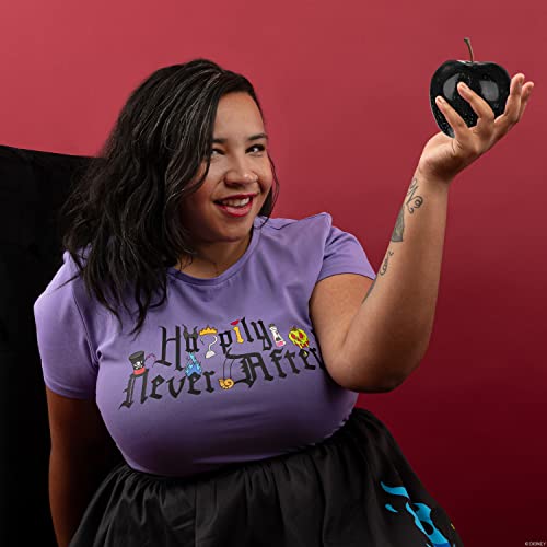 Loungefly Stitch Shoppe Disney Villains Happily Never After Ariana Top, Size Extra-Large