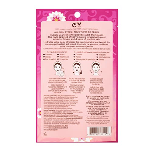 Pacifica Disobey Time Facial Mask - Rose and Peptide 1 Pc