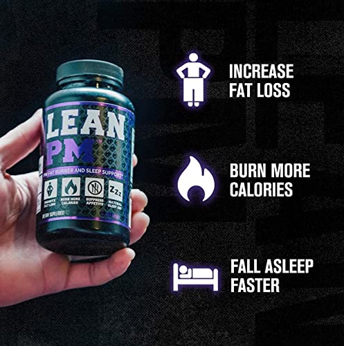 Jacked Factory Burn XT Thermogenic Fat Burner & Lean PM Nighttime Weight Loss Supplement for Men & Women 60 Veggie Diet Pills