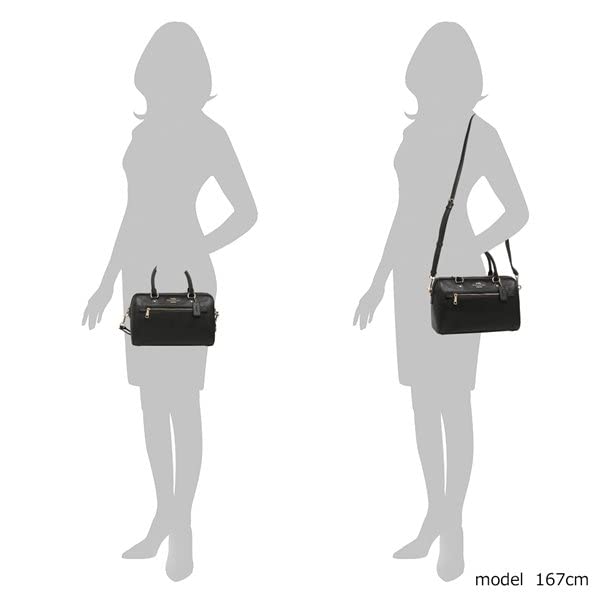 Coach Rowan Leather Satchel Crossbody Purse - #F79946 - IM/Black