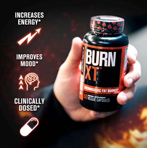 Jacked Factory Burn XT Thermogenic Fat Burner & Lean PM Nighttime Weight Loss Supplement for Men & Women 60 Veggie Diet Pills