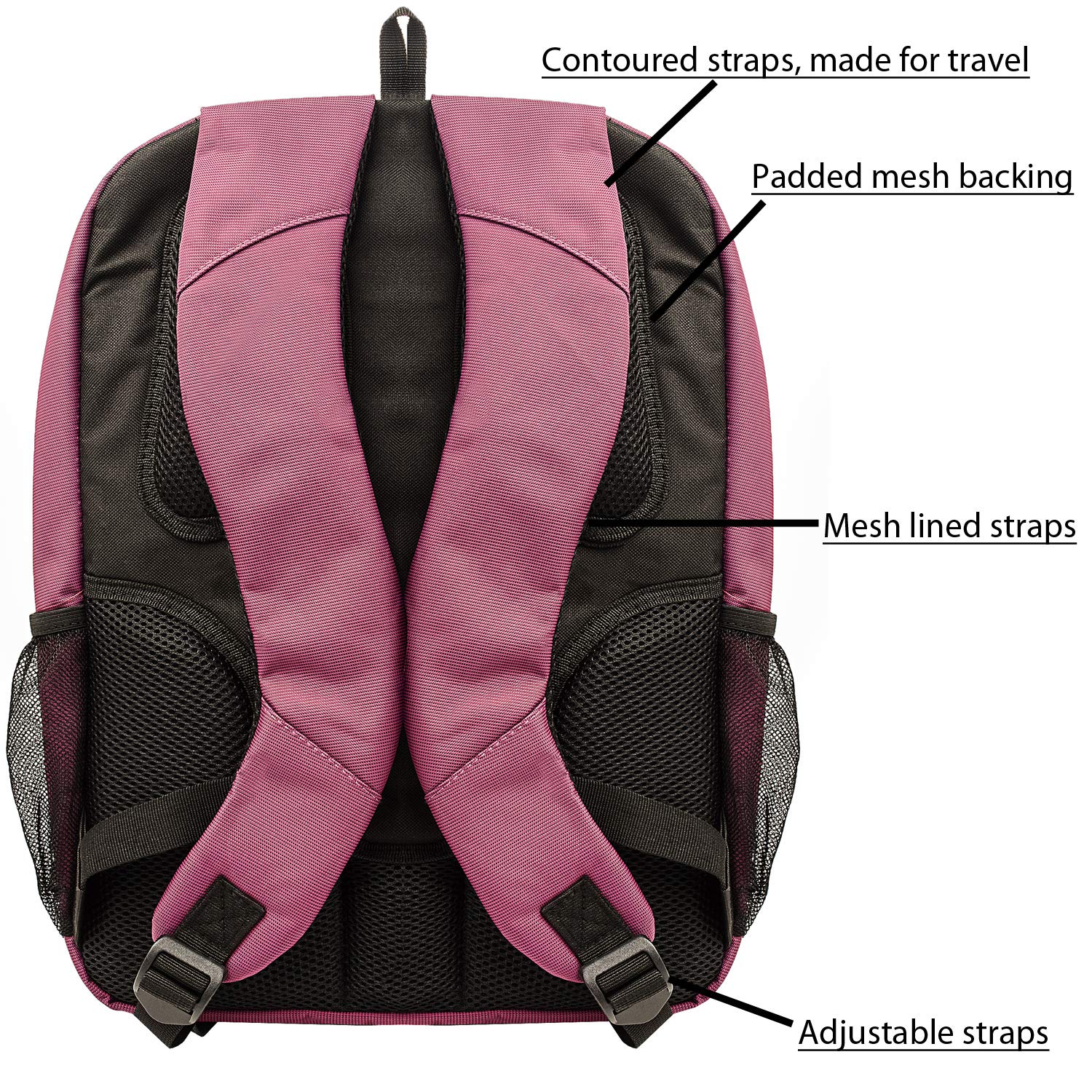 Mouse, USB Hub, Secure Purple Laptop Backpack 15-inch Made for Inspiron, Dell Latitude, Vostro, XPS, Precision, G15 G3 G5 G7