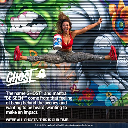 GHOST WHEY Protein Powder, Chips Ahoy! - 2lb, 25g of Protein - Whey Protein Blend - Post Workout Fitness & Nutrition Shakes, Smoothies, Baking & Cooking - Cookie Pieces Inside