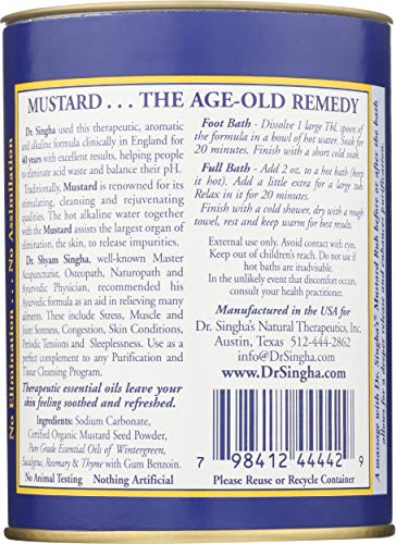 DR SINGHAS Dr Singha's Mustard Bath, 8 OZ