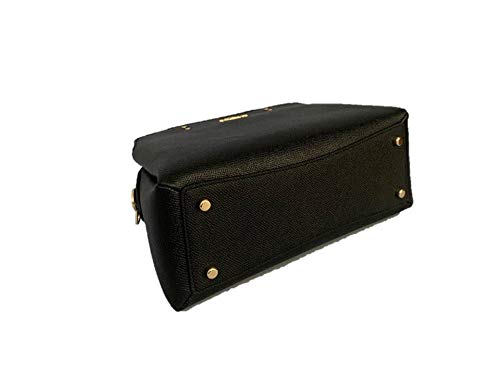 Coach Crossgrain Leather Mini Lille Carryall Satchel - Black, Small