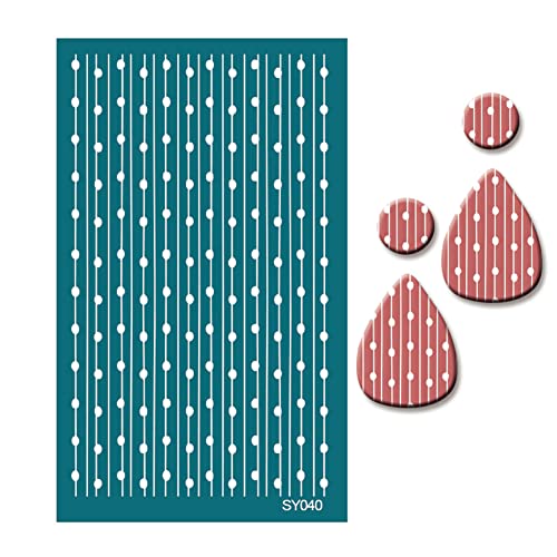 6Pcs Polymer Clay Silk Screen - Silk Screen Stencils for Polymer Clay - Reusable Silkscreen Print Kit Printing on Clay Jewelry Clay Earrings Silkscreen Stencil for Polymer Clay Earrings Jewelry