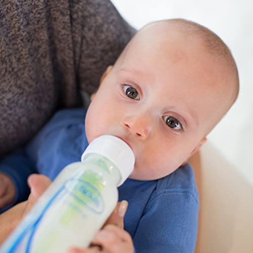 Dr. Brown’s Natural Flow® Level 2 Narrow Baby Bottle Silicone Nipple, Medium Flow, 3m+, 100% Silicone Bottle Nipple, 6 Pack