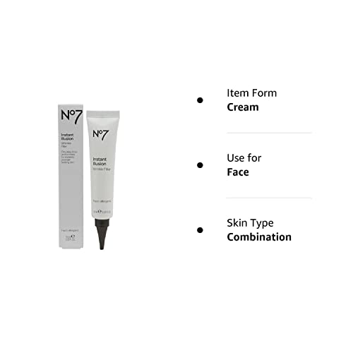 Boots No7 Instant Illusion Wrinkle Filler 1 oz (30 ml) (Pack of 2)