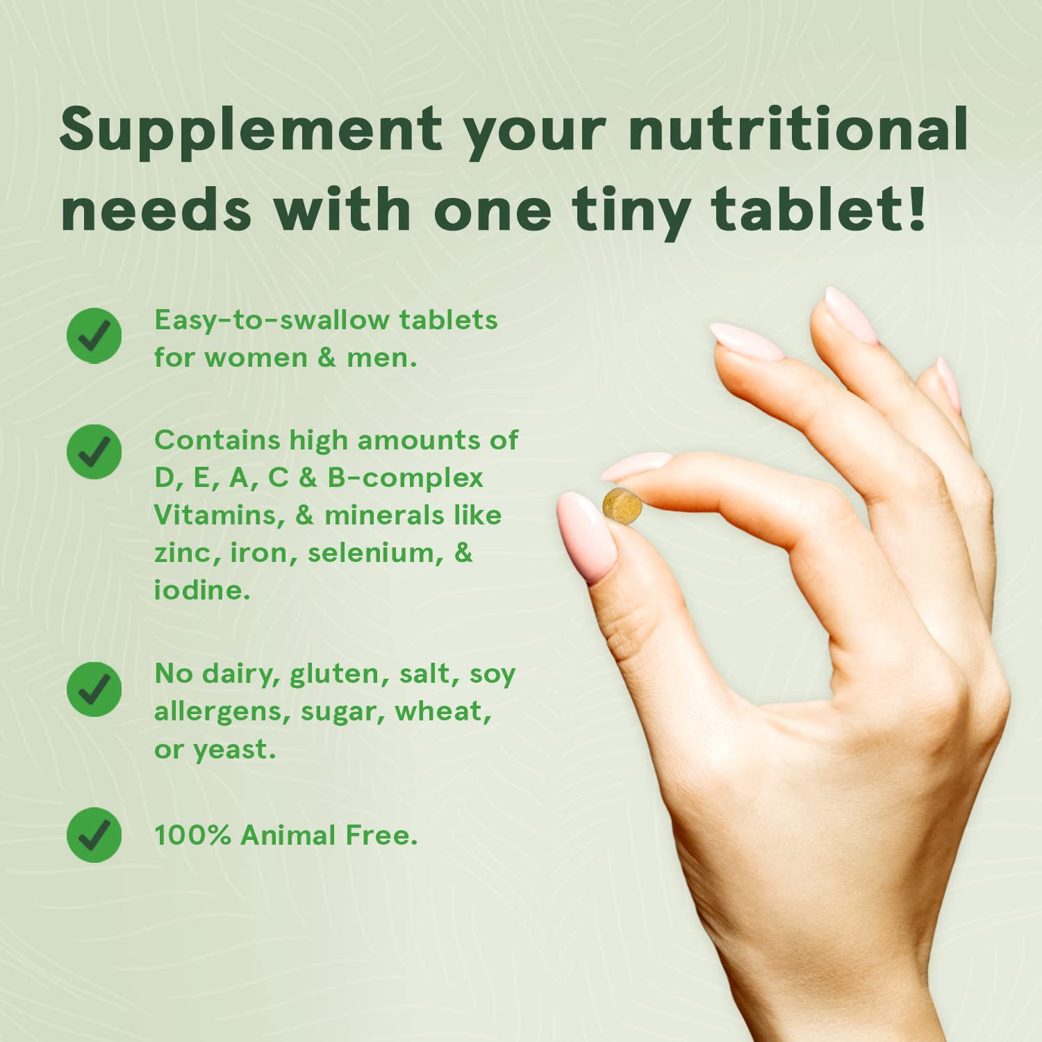DEVA Tiny Tablets Vegan Multivitamins for Women & Men, Multivitamin with Iron, Mineral Supplement, Vitamin C, Vitamin B Complex, Vitamin B12, Vitamin E, Zinc, Gluten Free, 90 Tablets (Pack of 2)