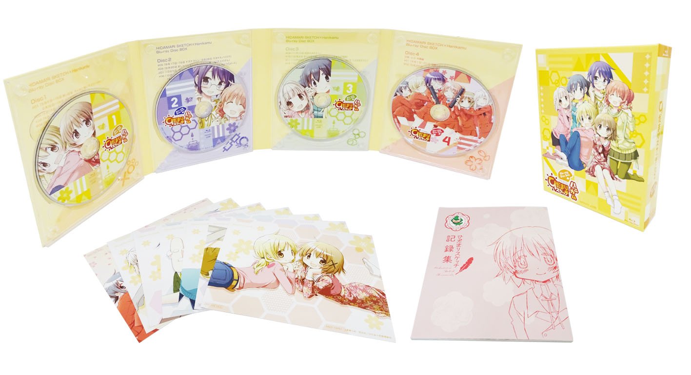 [Amazon. Co. JP Limited] "Sunshine Sketch * honeycomb" Blu-ray Disc Box (Manufacturer's Special "A3 Clear Poster" Bed in a Bag (Full Production Limited Edition)