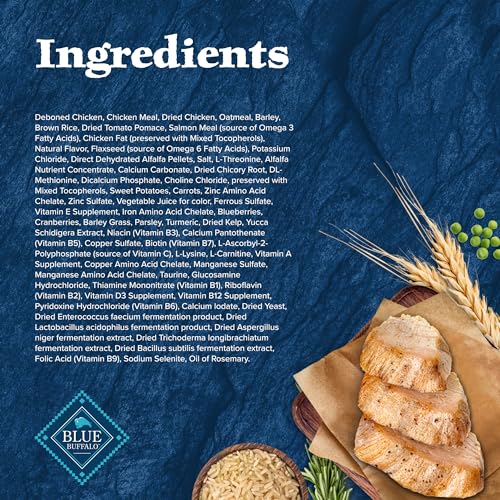 Blue Buffalo Wilderness Adult High-Protein Dry Dog Food Wholesome Grains Natural Ingredients